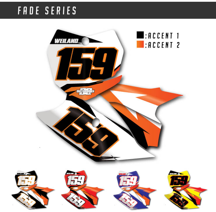 KTM Number Plate Graphics