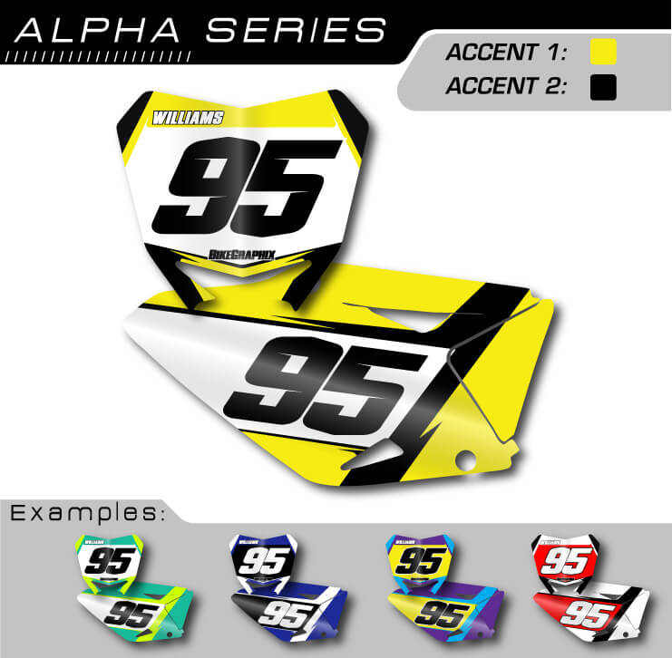 Suzuki Number Plate Graphics