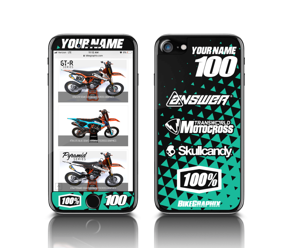 Motocross Phone Graphics - BikeGraphix - Customize Your Phone Today