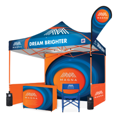 Custom E-Z UP Canopy - BikeGraphix