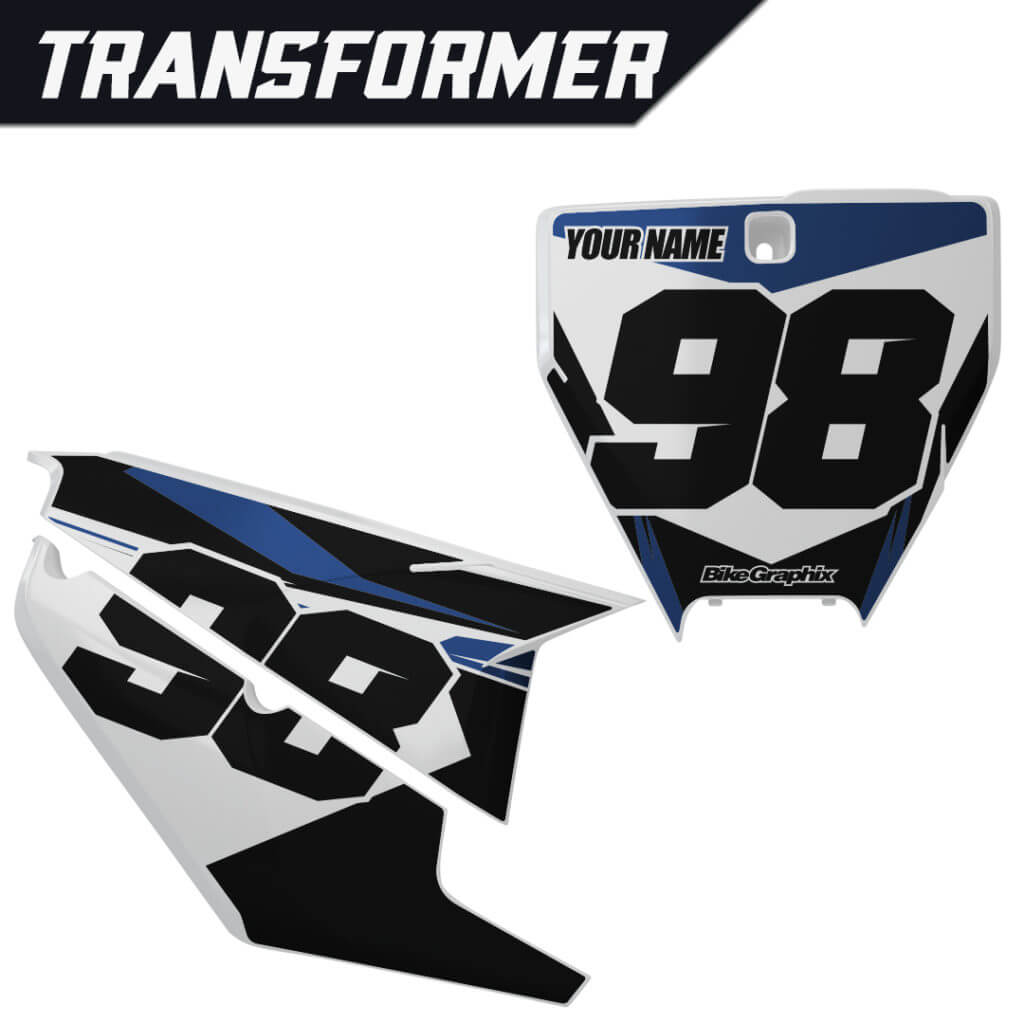 Beta Attack Number Plate Graphics - BikeGraphix