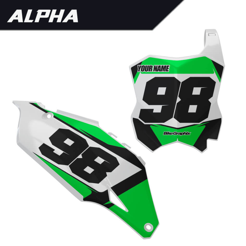 Kawasaki Number Plate Graphics