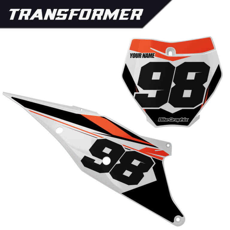 KTM Number Plate Graphics