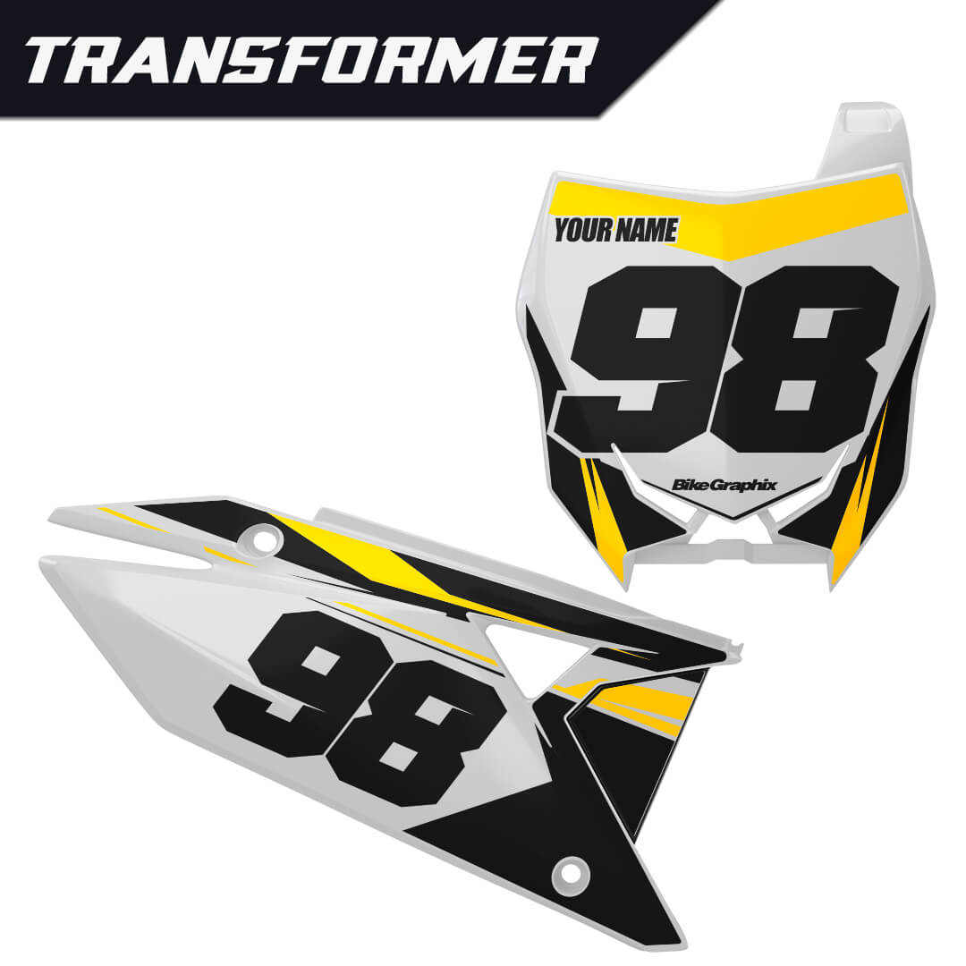 Suzuki Transformer Number Plate Graphics - BikeGraphix