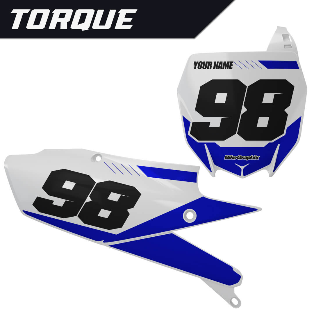 Yamaha YZF Torque Number Plate Graphics - BikeGraphix