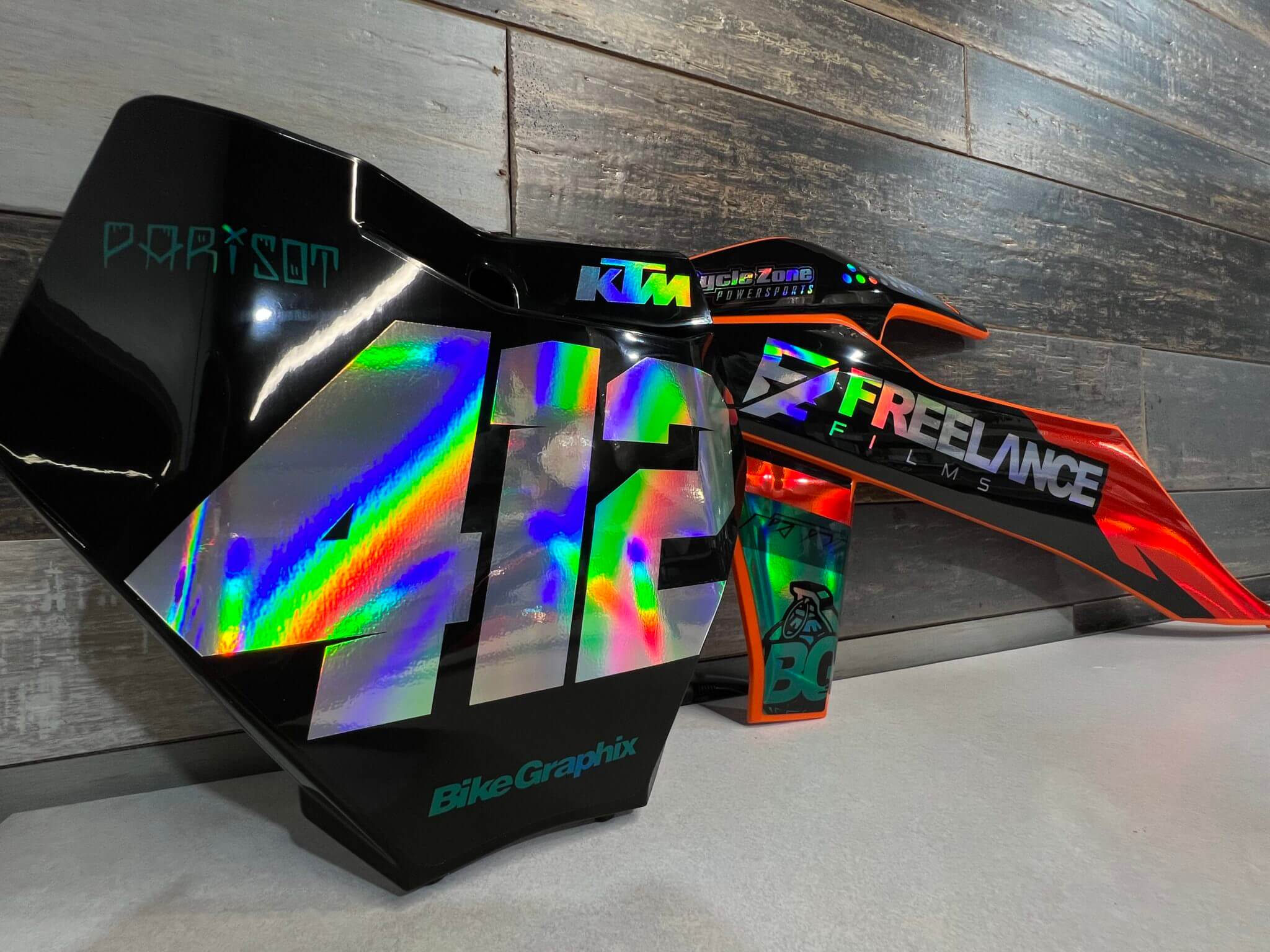 Holographic Custom Motocross Graphics - BikeGraphix