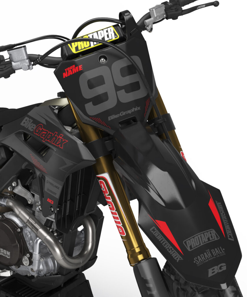 Honda Armor Semi Custom Motocross Graphics - BikeGraphix