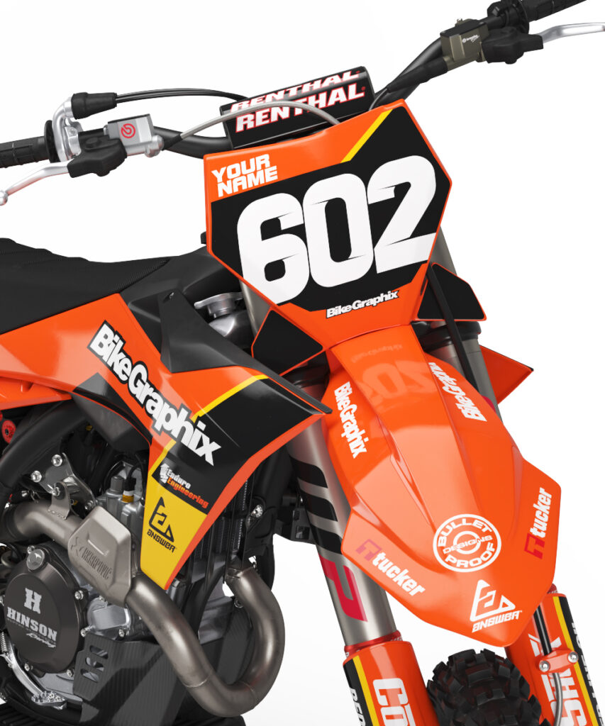 KTM Vantage Semi Custom Motocross Graphics - BikeGraphix