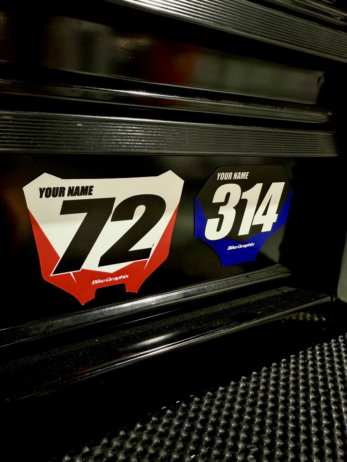 Custom Motocross Mini Plate Magnets - BikeGraphix
