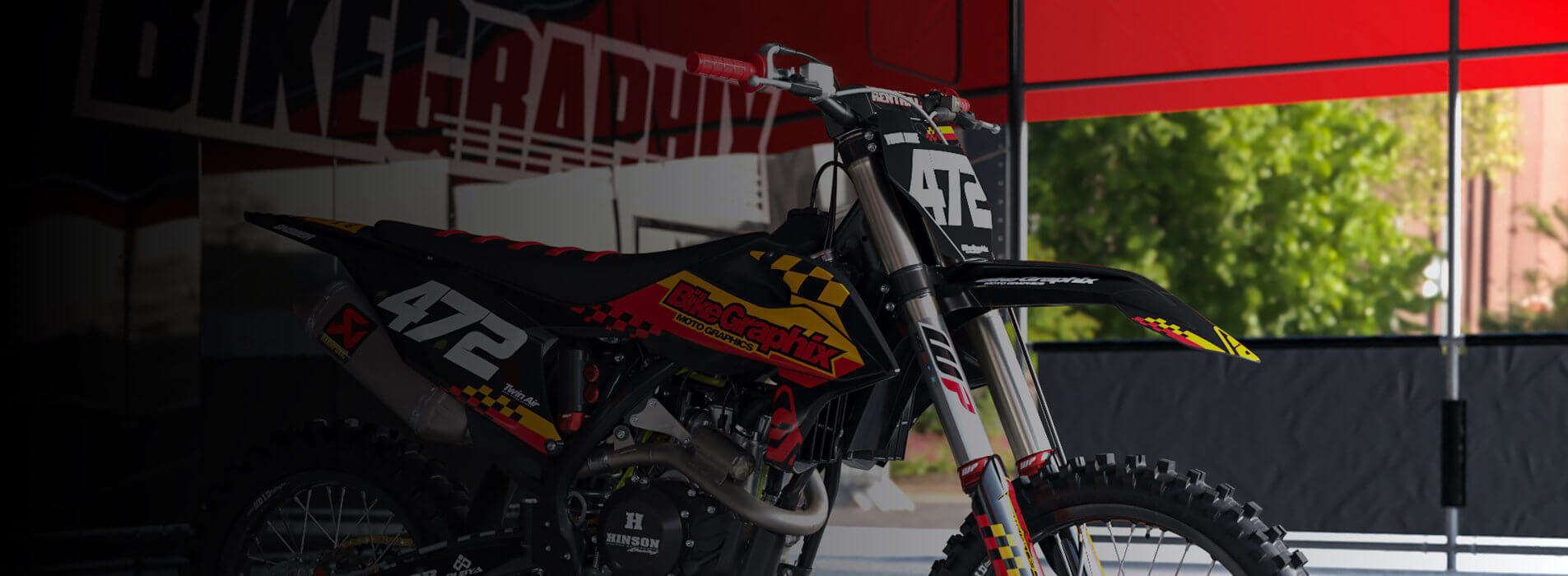BikeGraphix | Motocross Graphics | Number Plate Backgrounds